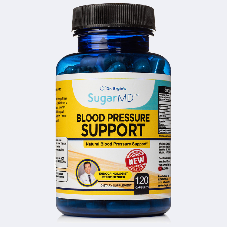 SugarMD Blood Pressure Support - 120 Capsules – Diabetic Supplements