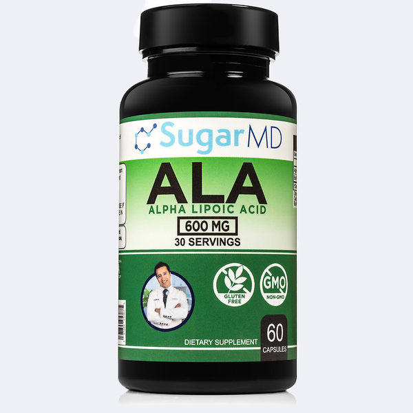 SugarMD ALA 600 MG - 60 Capsules – Diabetic Supplements
